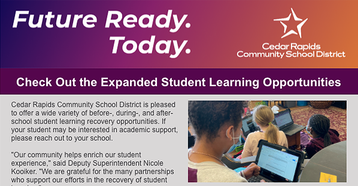 Newsletter Archive - Cedar Rapids CSDCedar Rapids CSD