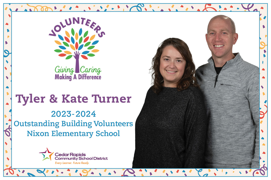 Tyler & Kate Turner - Nixon 2023-24 outstanding building volunteers ...