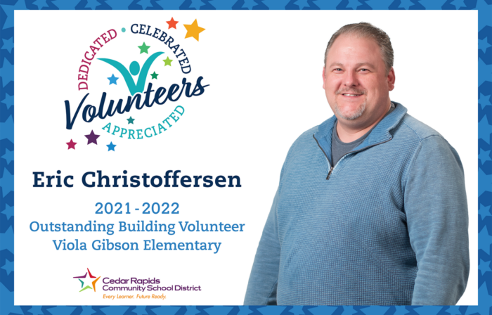 Eric Christoffersen - 2021-22 Volunteer of the Year - Viola Gibson ...