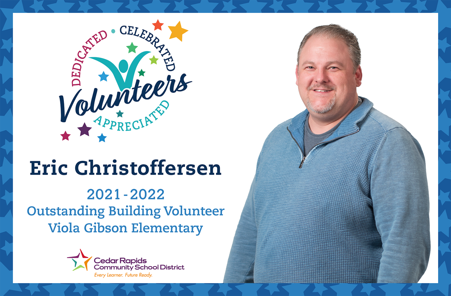 Eric Christoffersen - 2021-22 Volunteer of the Year - Viola Gibson ...